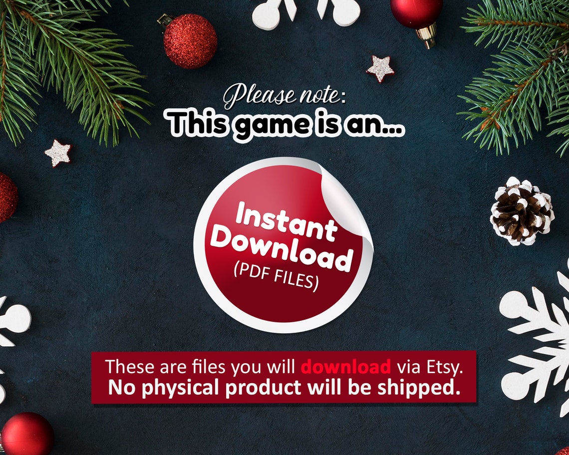 Christmas Escape Room Escape Room Kit Escape Room Printable - Etsy