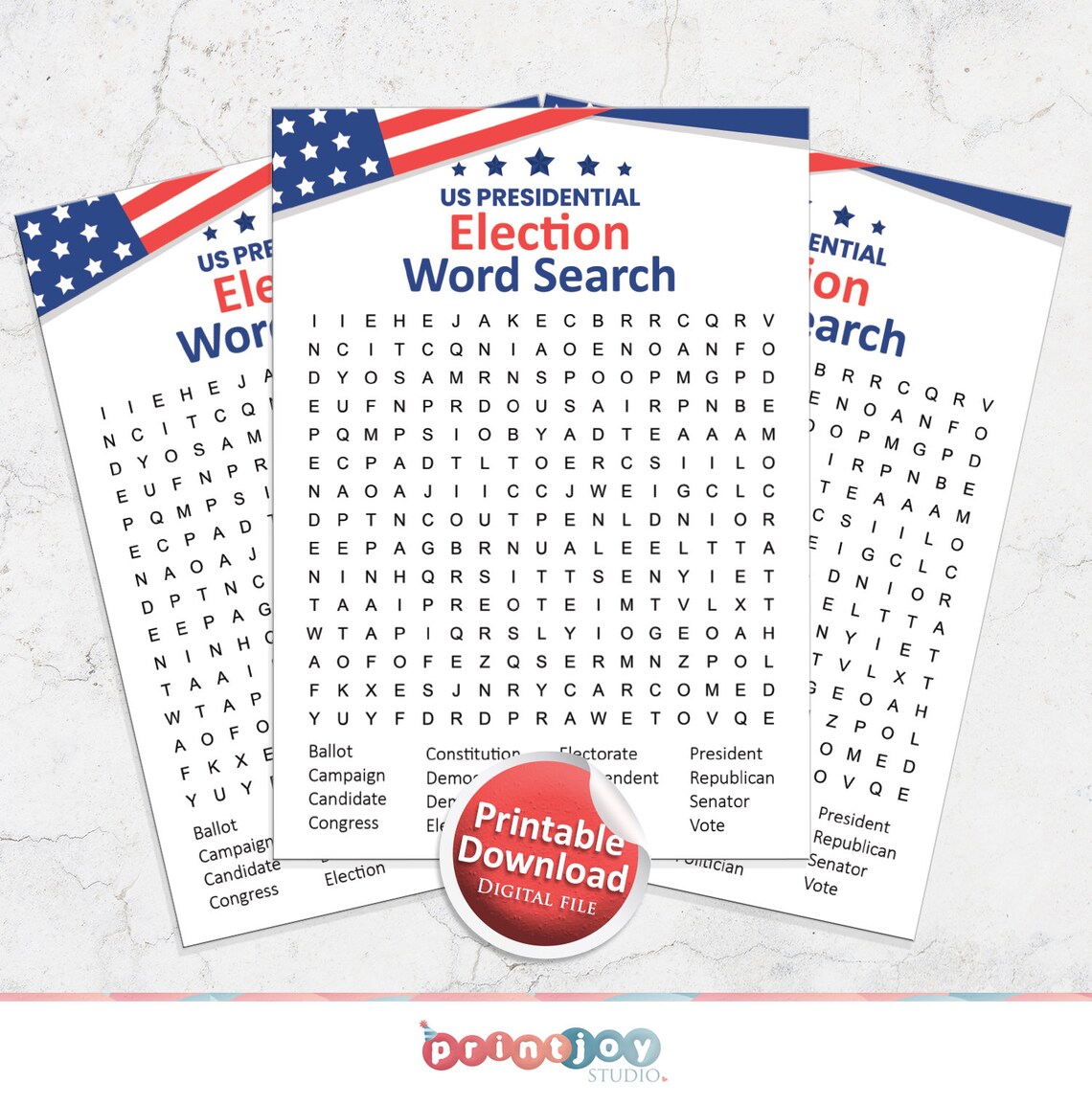 Election Games, Election Party Games Bundle, Election Night Party Ideas ...