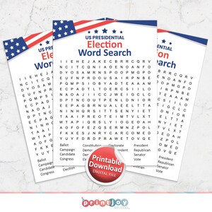 Election Games, Election Party Games Bundle, Election Night Party Ideas ...
