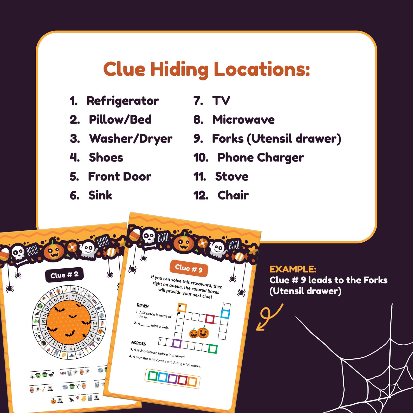 Halloween Scavenger Hunt Halloween Scavenger Hunt for Kids - Etsy