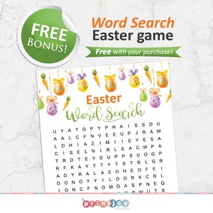 Printable Easter Game, Easter Printables, Instant Download - Etsy