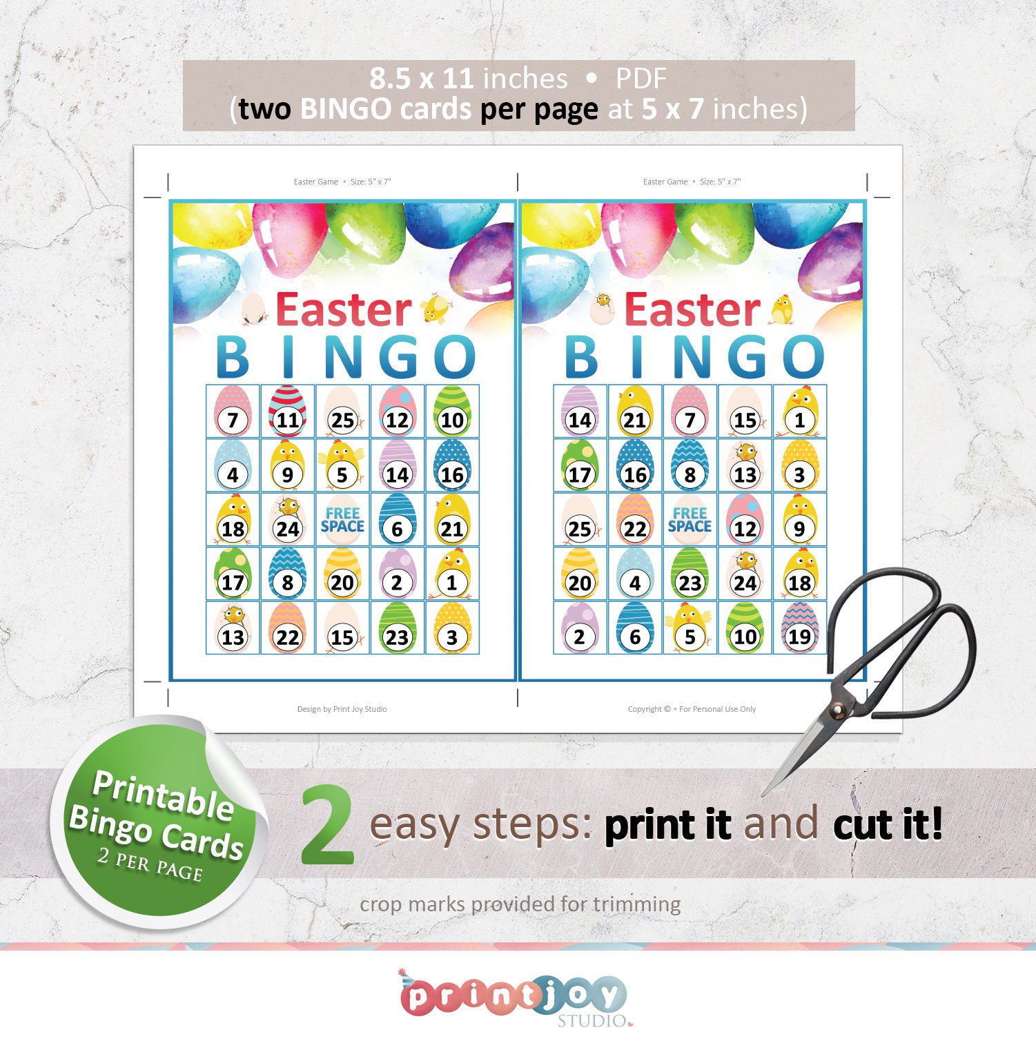 Juegos de Pascua Tarjetas BINGO de Pascua Imprimibles de - Etsy España