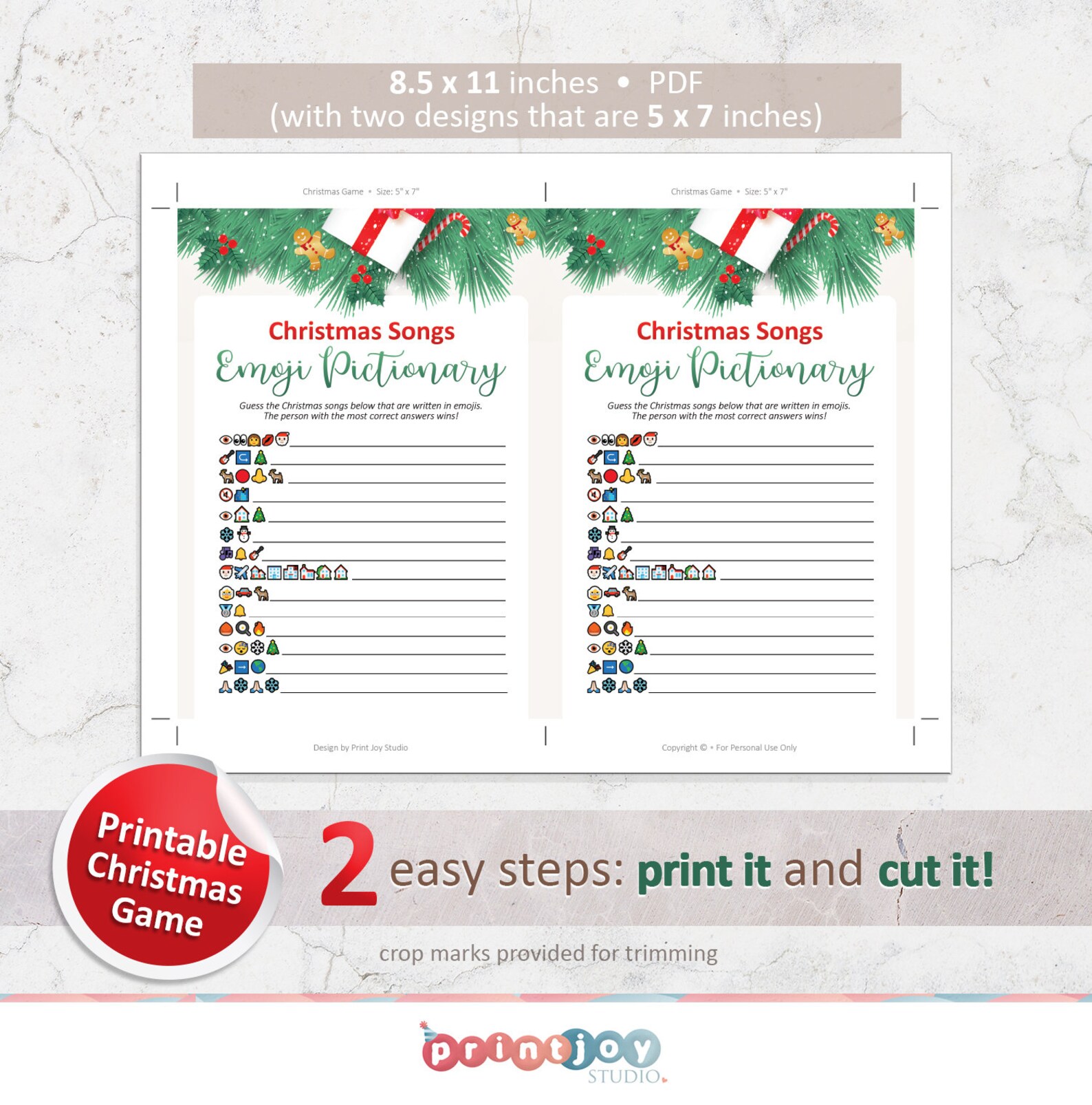 Printable Christmas Games Bundle, Christmas Party Games Package ...