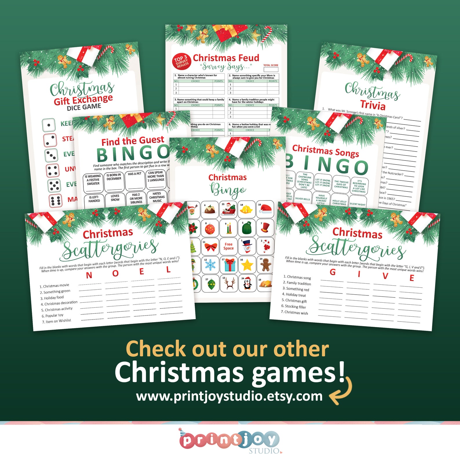 Christmas Bingo Patterns, Bingo Game Patterns, Winning Bingo Patterns ...