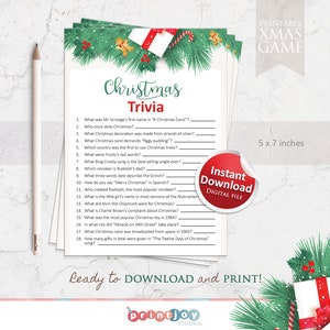 Christmas Games Bundle, Christmas Printables, Christmas Games Printable ...