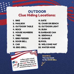 4th of July Games, Scavenger Hunt Outdoor, Kids Activities, Outdoor ...
