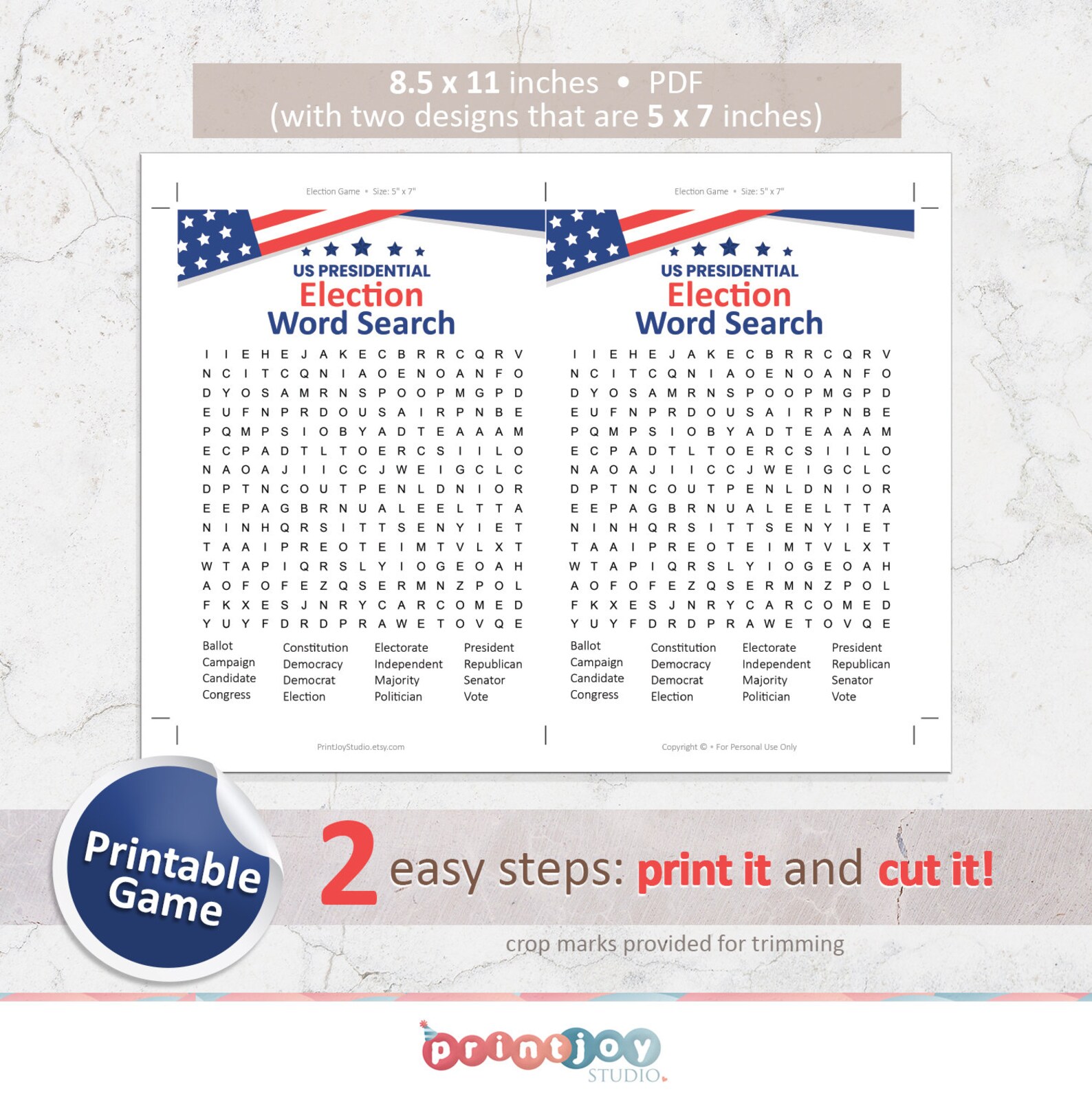 Election Games, Election Party Games Bundle, Election Night Party Ideas ...
