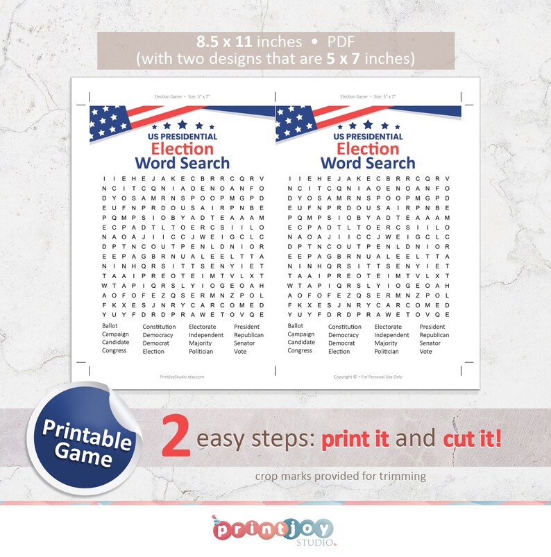 Election Games, Election Party Games Bundle, Election Night Party Ideas ...