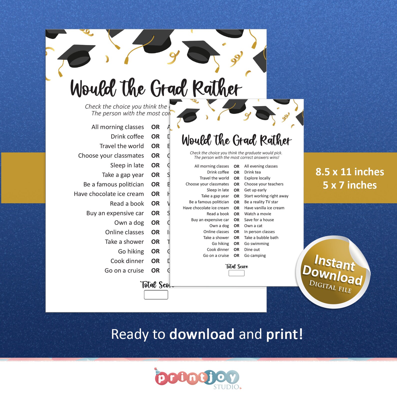 How Well Do You Know the Graduate, Graduation Game, Would You Rather ...