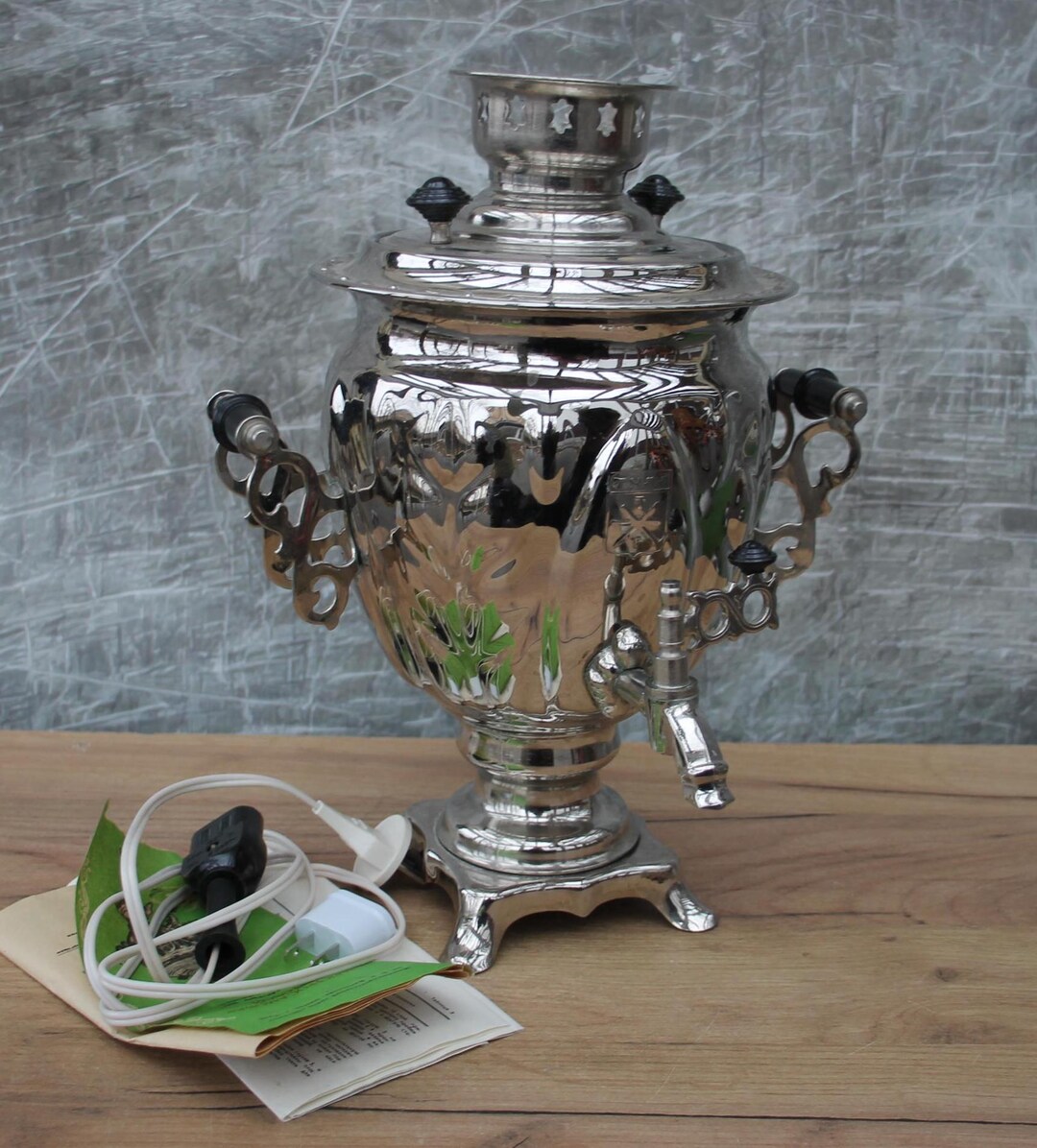 Working Russian Samovar, Vintage Silver Samovar for Gift,samovar ...