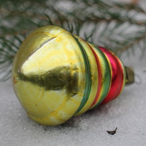 Soviet Christmas Ornaments, Shiny Brite Tree Topper,xmas Decorations ...