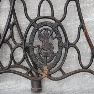 Metal Table Legs, Vintage Metal Legs, Singer Sewing Machine, Antique ...