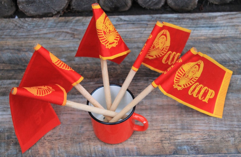NEW Soviet Small Flag Children Flag USSR Communist Red Flag - Etsy