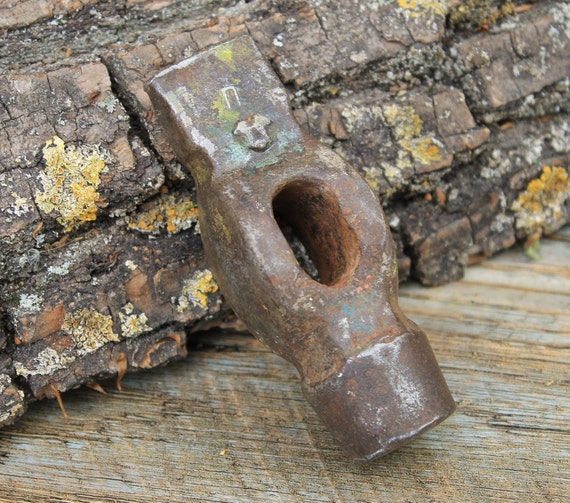 Iron hammer made in the USSR in the Soviet old hammer for farmhouse ...