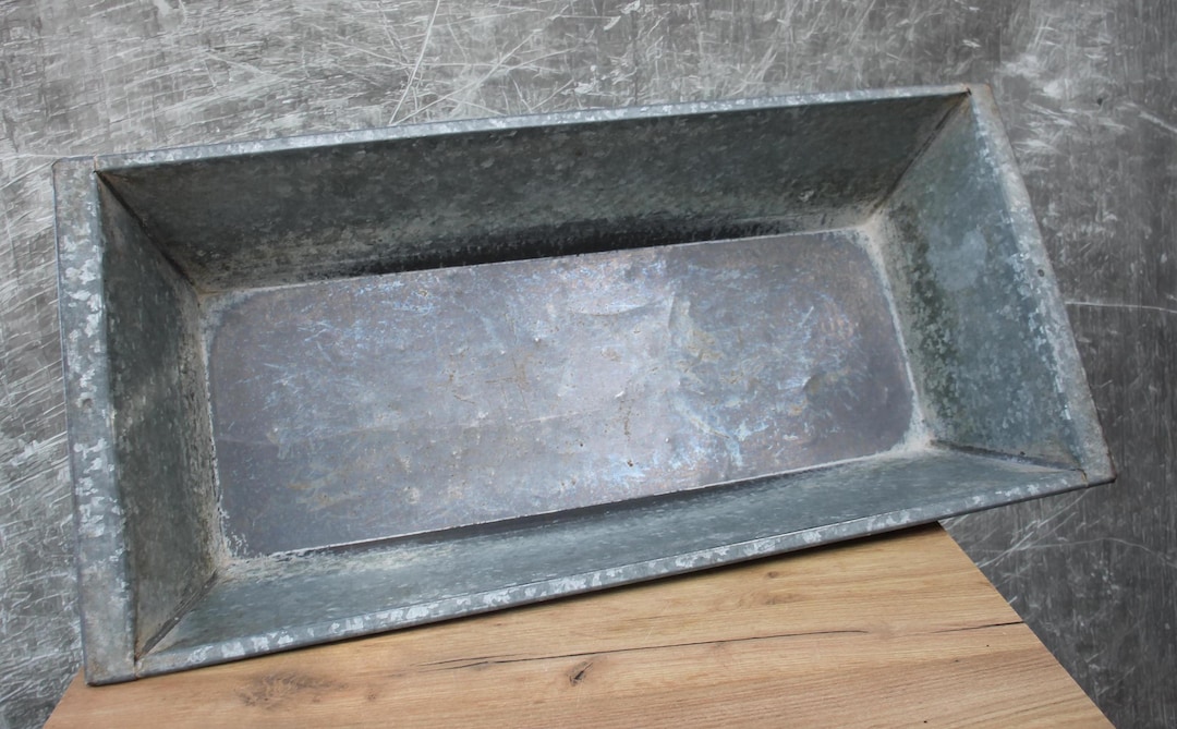 Galvanized Bath, Vintage Bathtub, Antique Galvanized Tub Farmhouse ...
