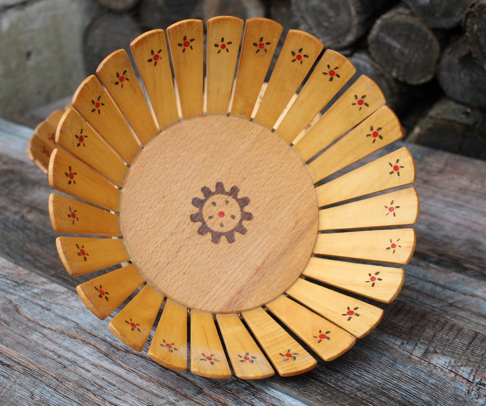 Vintage Bread Basket Wooden Bread Box Retro Bread Basket for - Etsy