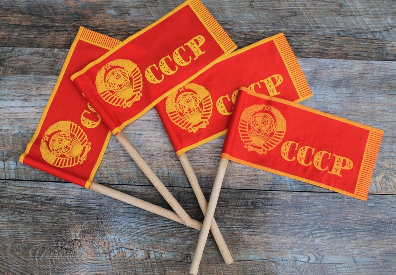 NEW Soviet Small Flag Children Flag USSR Communist Red Flag - Etsy