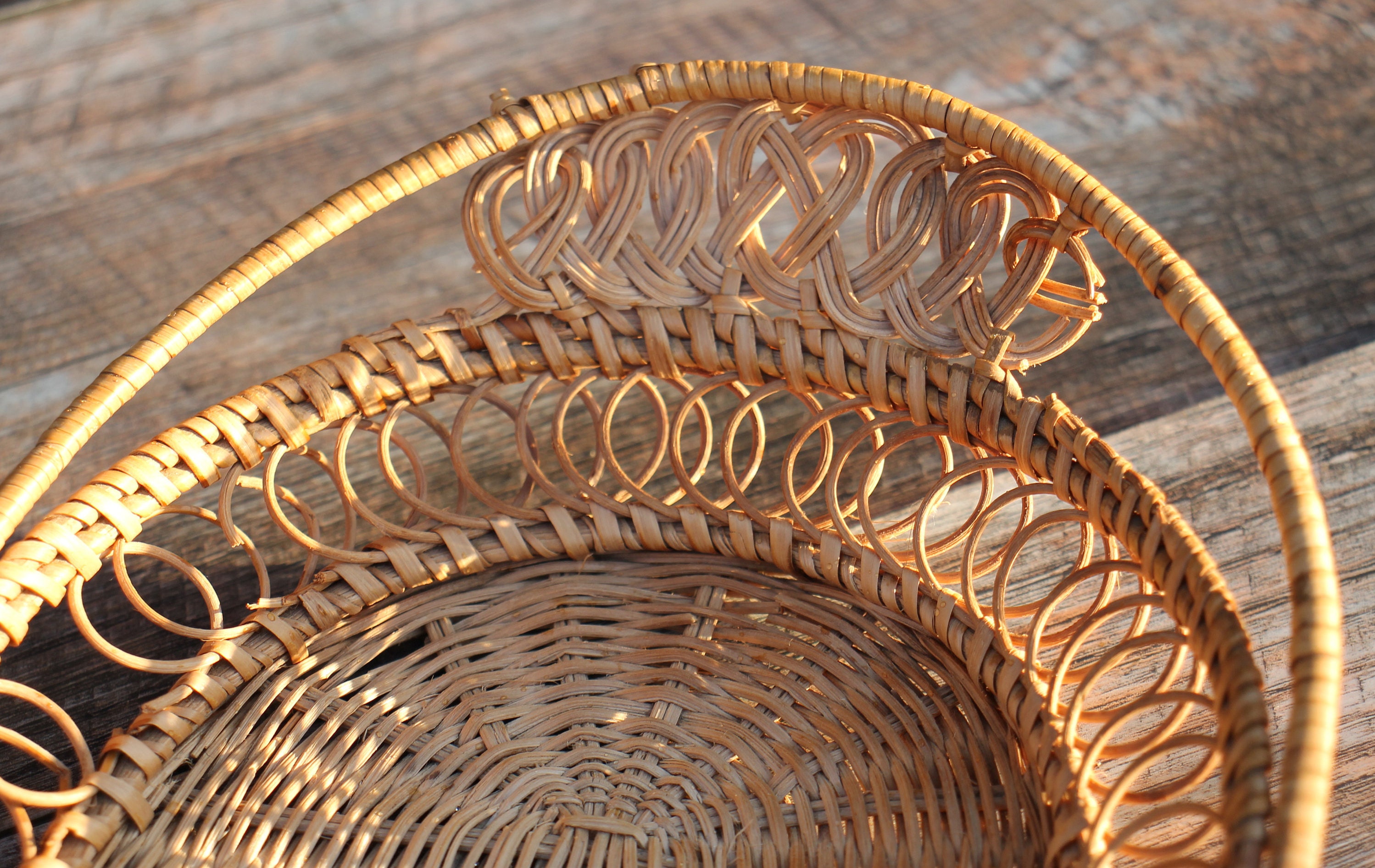Vintage Bread Basket, Wooden Bread Box, Retro Bread Basket for ...