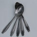 Set 5 Russian Flatware, Soviet Spoons, Stainless Steel Spoonfuls, Metal ...