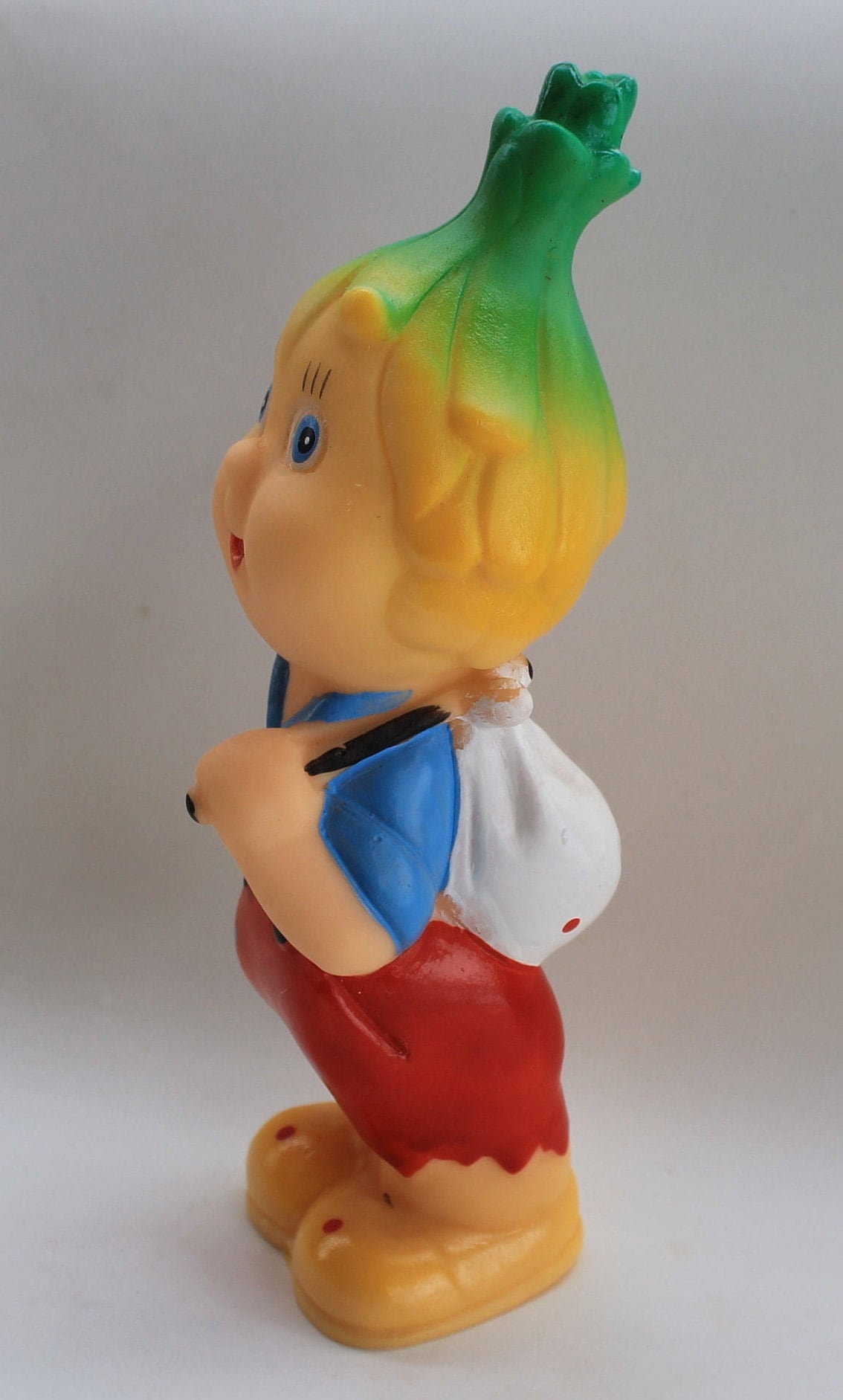 Rubber Toy Chipollino Toy for Baby Shower Gift Vintage Toys - Etsy