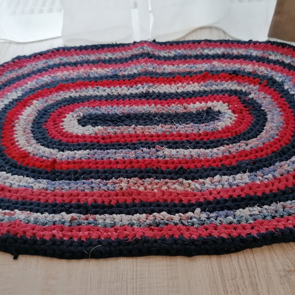 Oval Rag Rug - Etsy