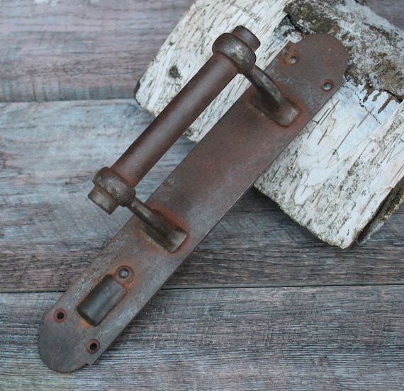 Barn rusty door handle outdoor door knobs door hardware vintage front ...