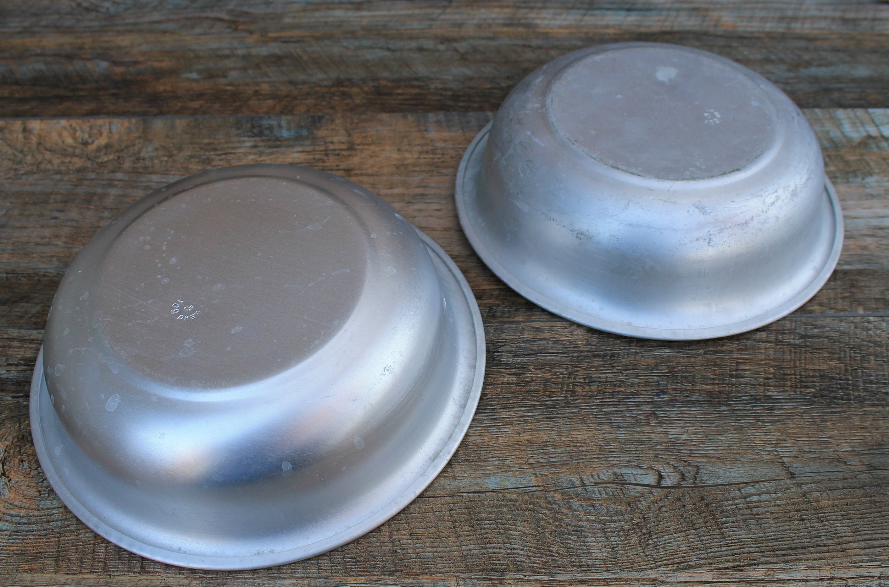 Set 2 NEW Aluminum Basin Vintage Aluminum Bowls Antique - Etsy Canada