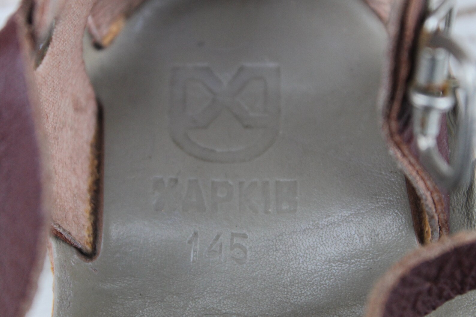 Vintage Leather Sandals Soviet Babies Shoes Kids Brown - Etsy
