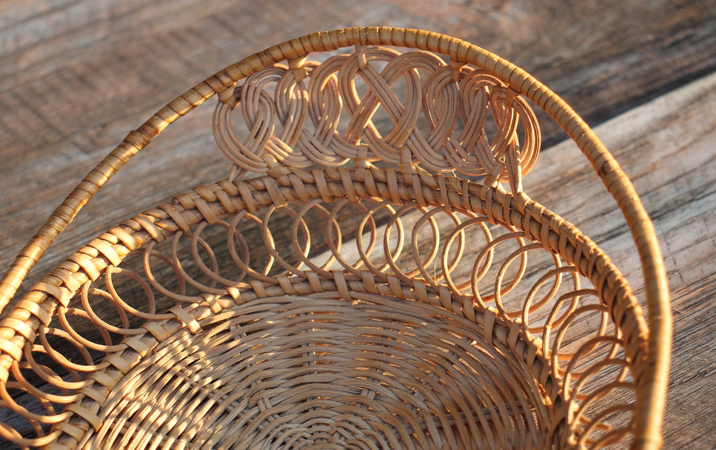 Vintage Bread Basket, Wooden Bread Box, Retro Bread Basket for ...