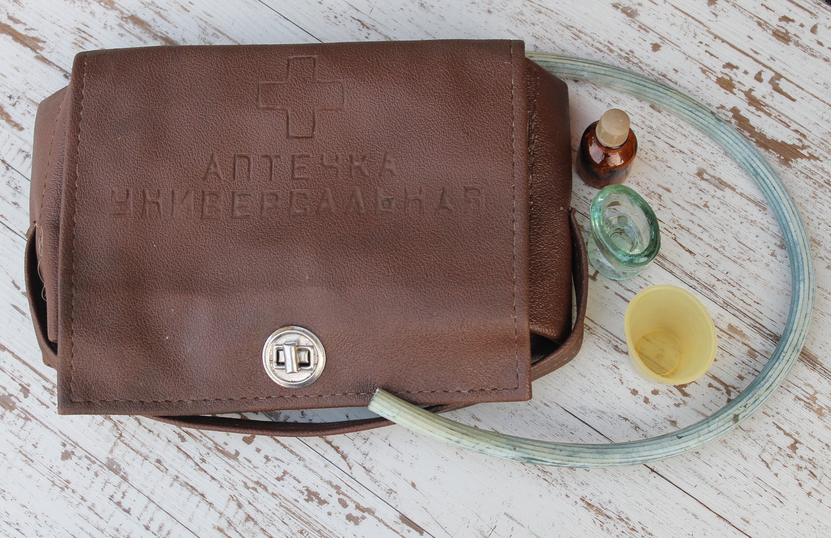 Antique Car First Aid Box Soviet Medical Emergency Kit for - Etsy