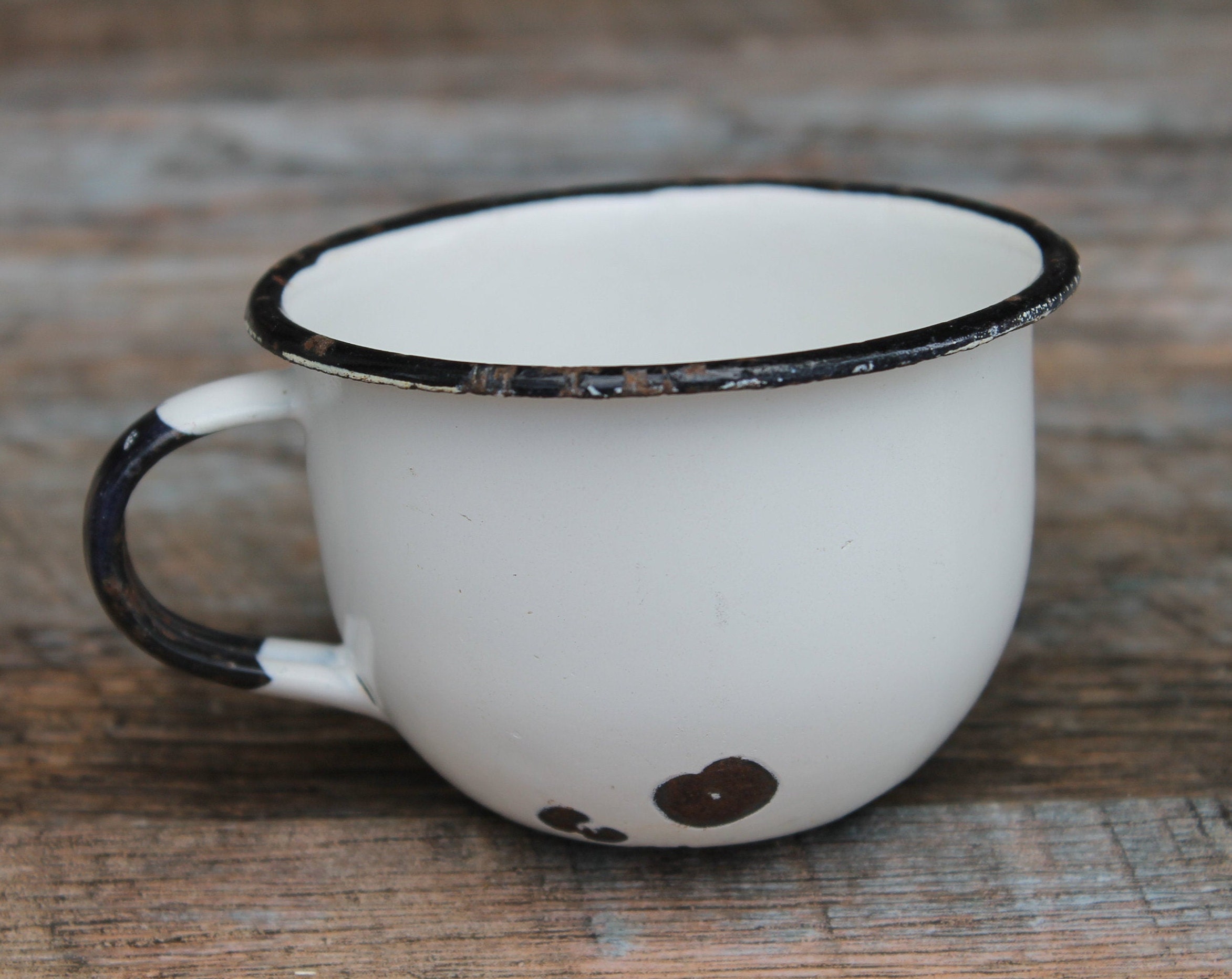 Enamel Mug White Camp Mugs USSR Enamel Mug Retro Farmhouse - Etsy