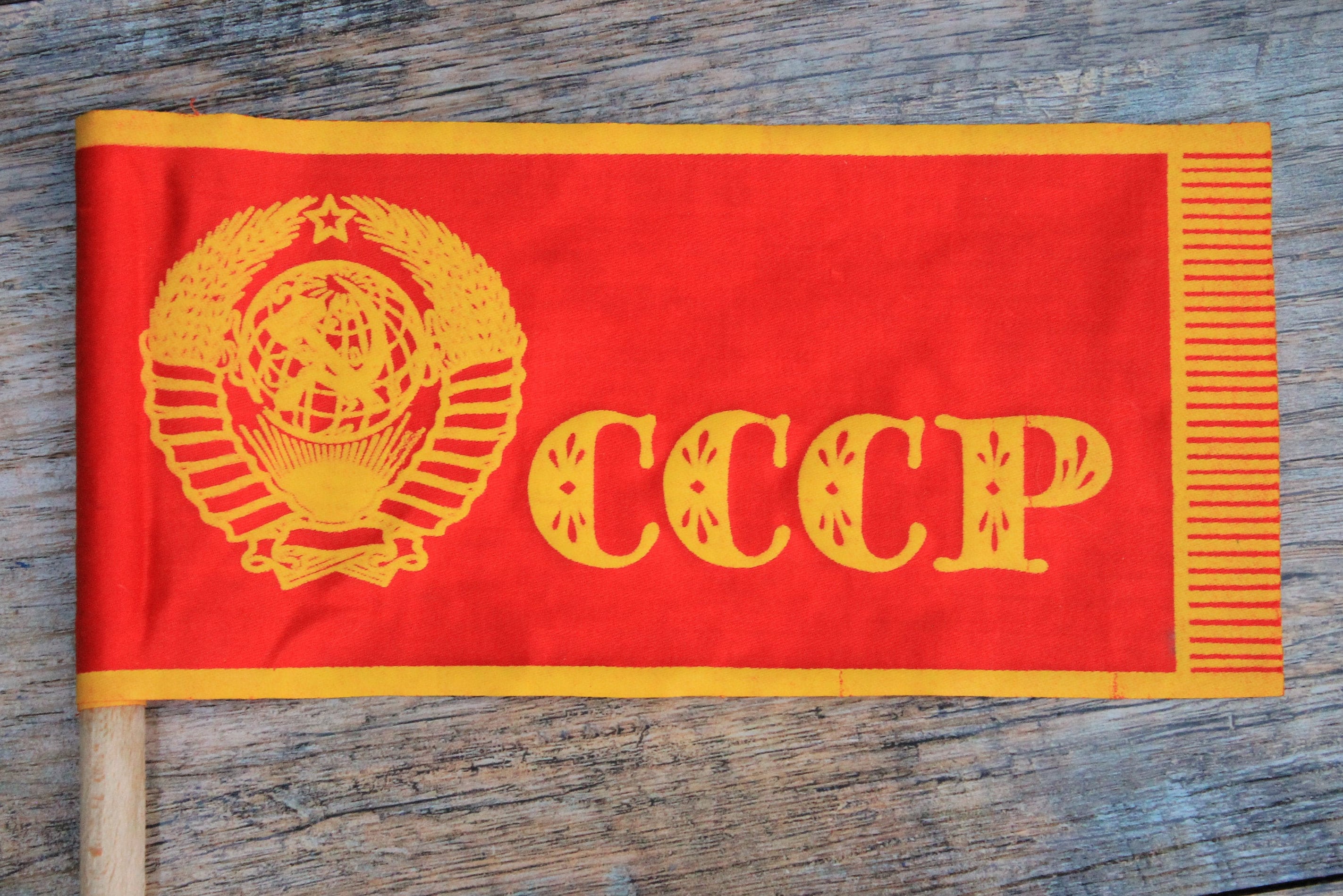 Vintage Soviet Small Flag, USSR Red Banner, 1970s Collectible - Etsy