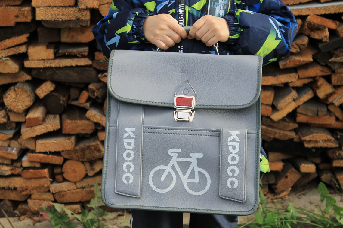 School Backpack Vintage Gray Children Soviet Backpack - Etsy