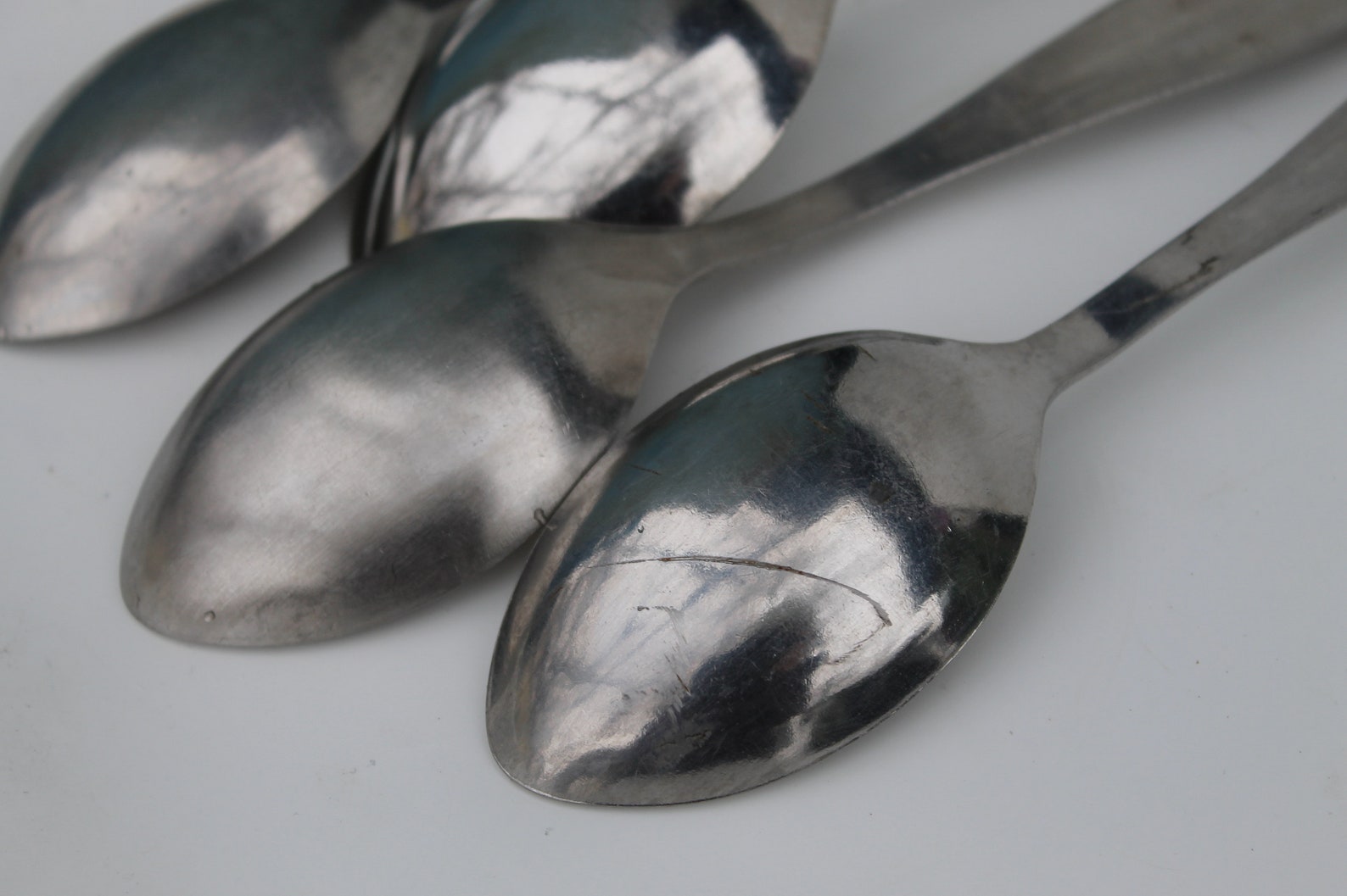 Vintage Soviet Stainless Steel Spoons, Set of 5, Kitchen Decor - Etsy