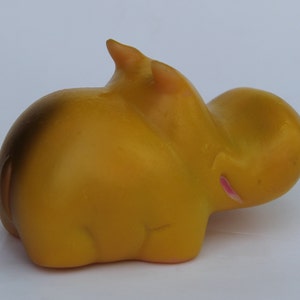 Rubber Bathing Toy Hippo, Vintage Toy for Gift, Hippopotamus Toy for ...
