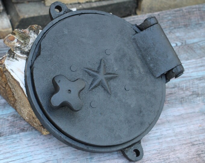 Cast Iron Wood Fired Oven Door,antique Metal Door,soviet Furnace Door ...