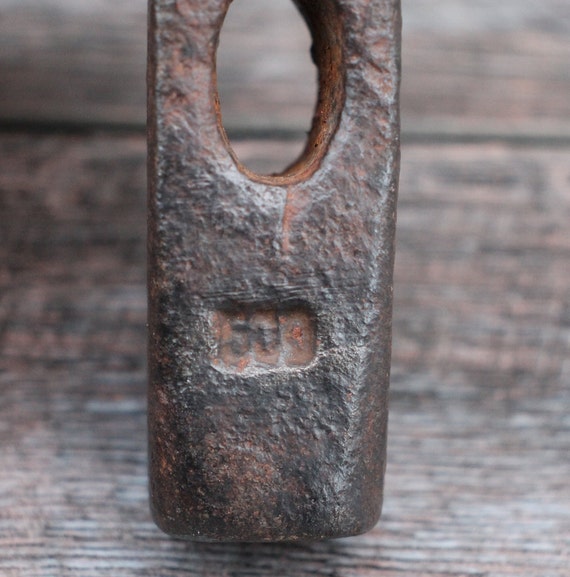 Iron hammer made in the USSR in the Soviet old hammer for farmhouse ...