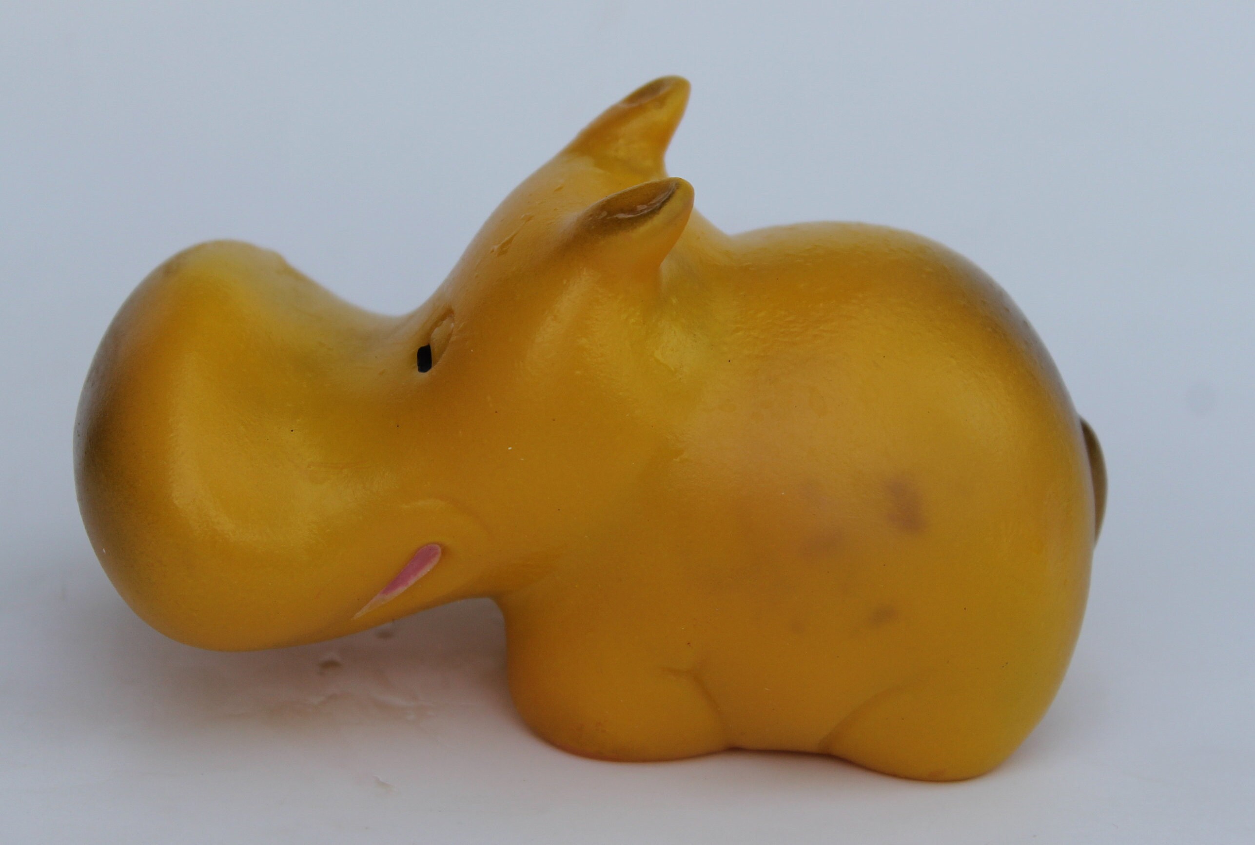 Rubber Bathing Toy Hippo Vintage Toy for Gift Hippopotamus | Etsy