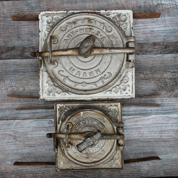 Wood Iron Door - Etsy