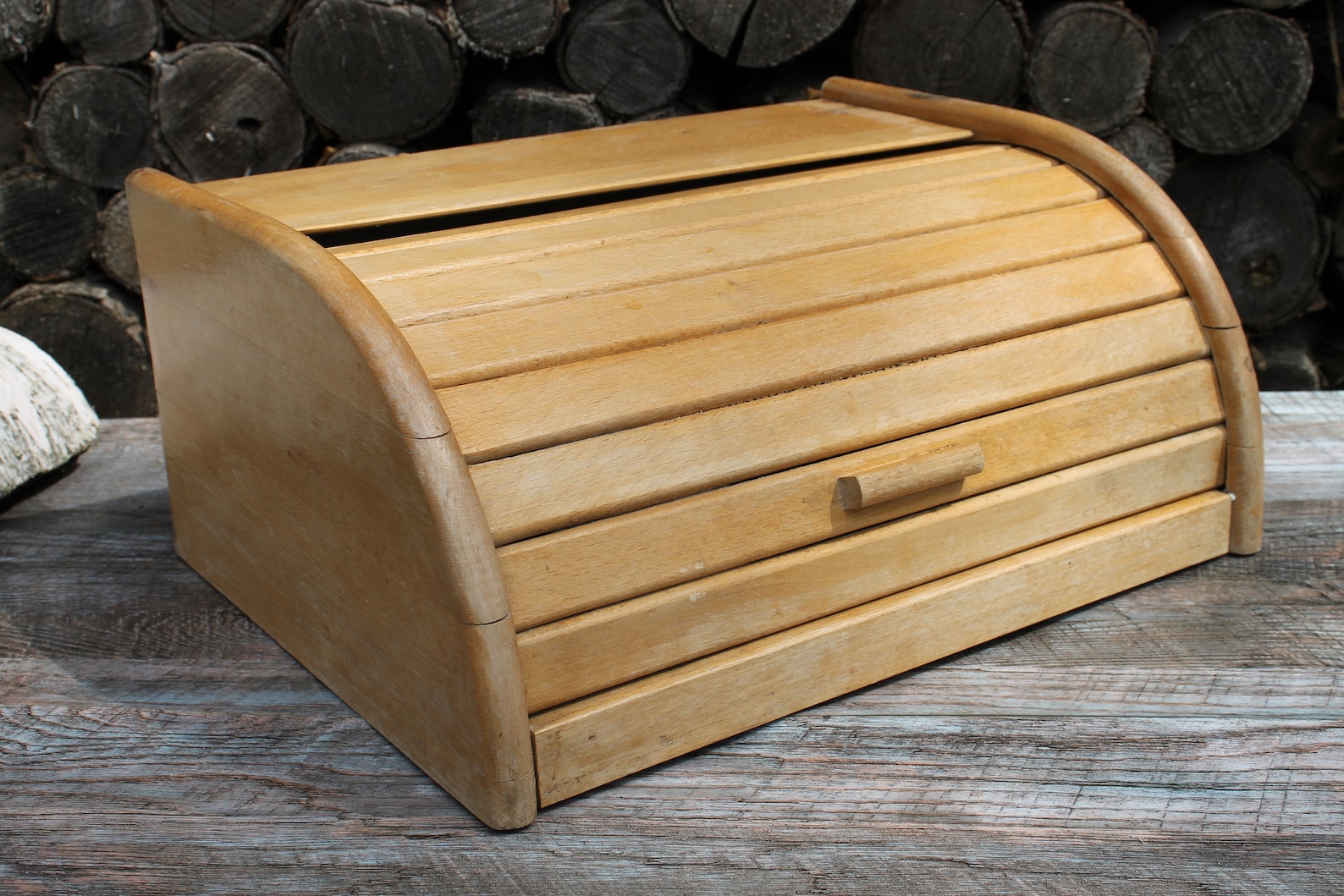 Vintage Bread Box Wooden Large Bread Box Rustic Bread Box - Etsy