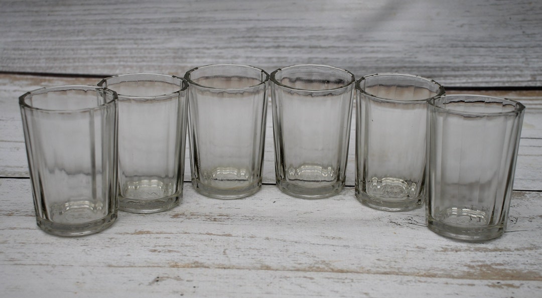 Set of 6 Russian Vodka Glass, Soviet Vodka, Vintage Shot Glass ...