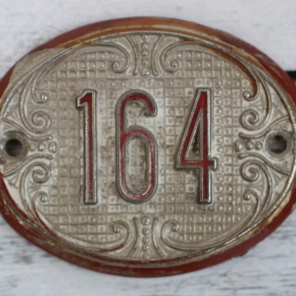 Enamel House Numbers - Etsy