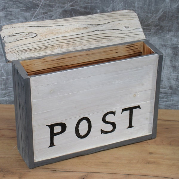 Wall Mount Wooden Mail Boxes - Etsy