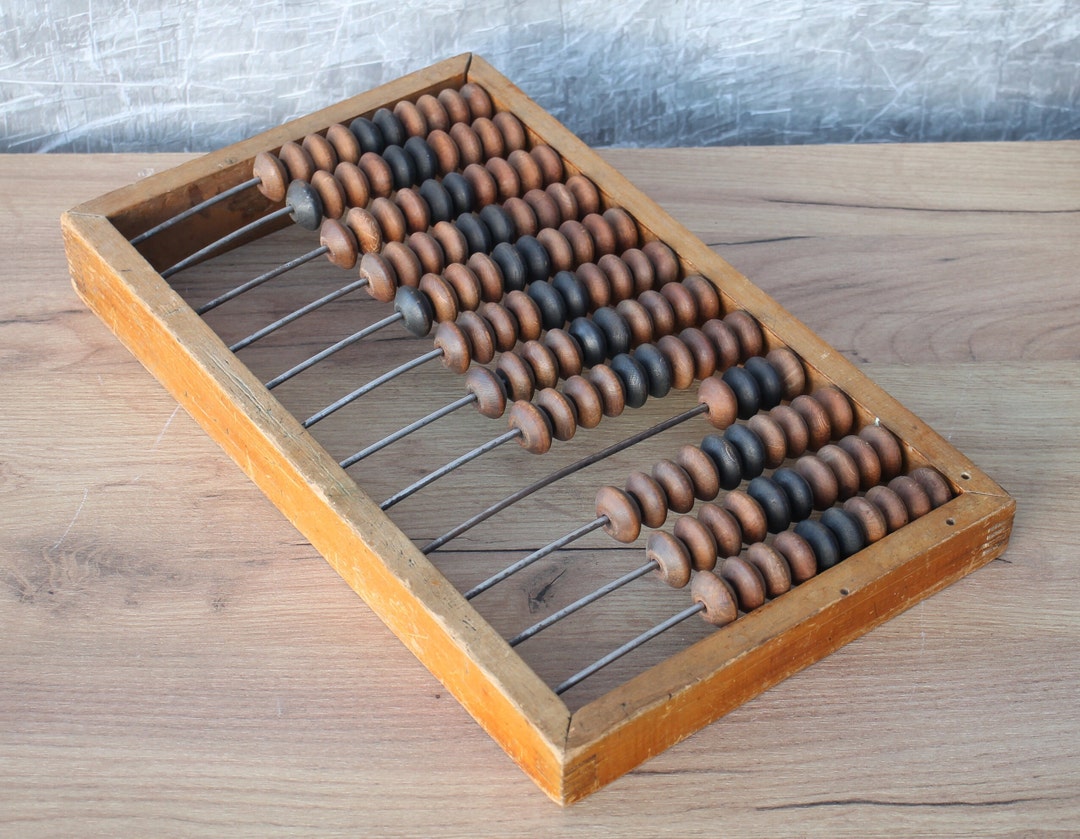 Wooden Large Abacus,vintage Abacus for Accountant Gift,accountant Decor ...