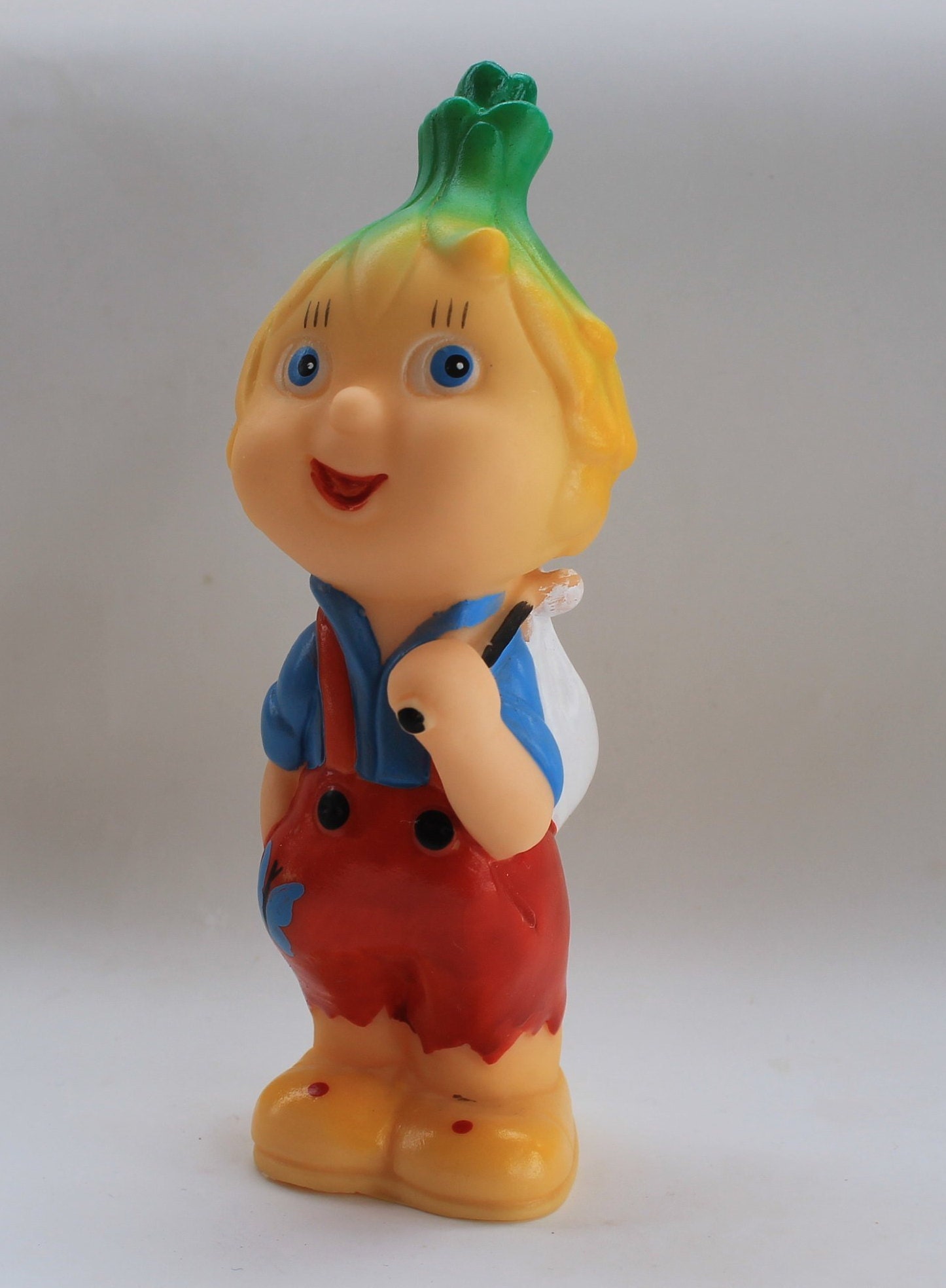 Rubber Toy Chipollino Toy for Baby Shower Gift Vintage Toys - Etsy