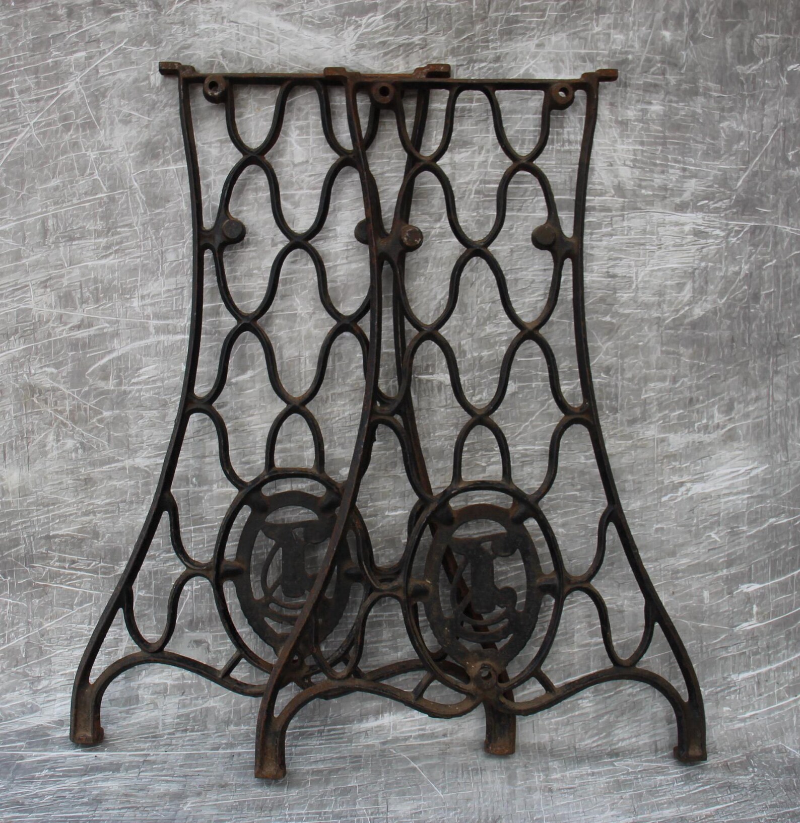 Vintage Singer Sewing Machine Metal Table Legs, Industrial Decor - Etsy