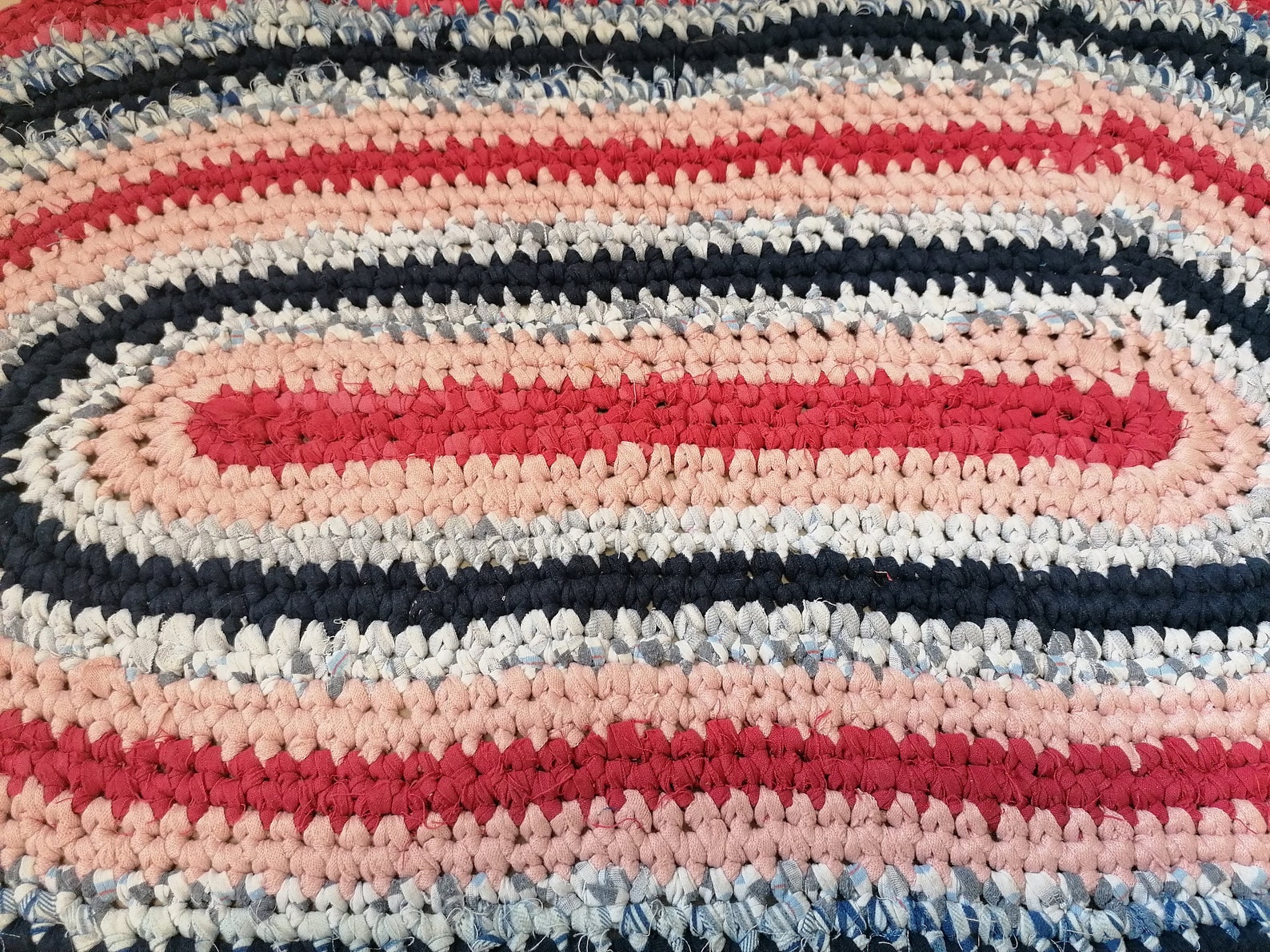 Oval Rag Rug Braided Rag Rug for Farmhouse Decor Bathroom | Etsy