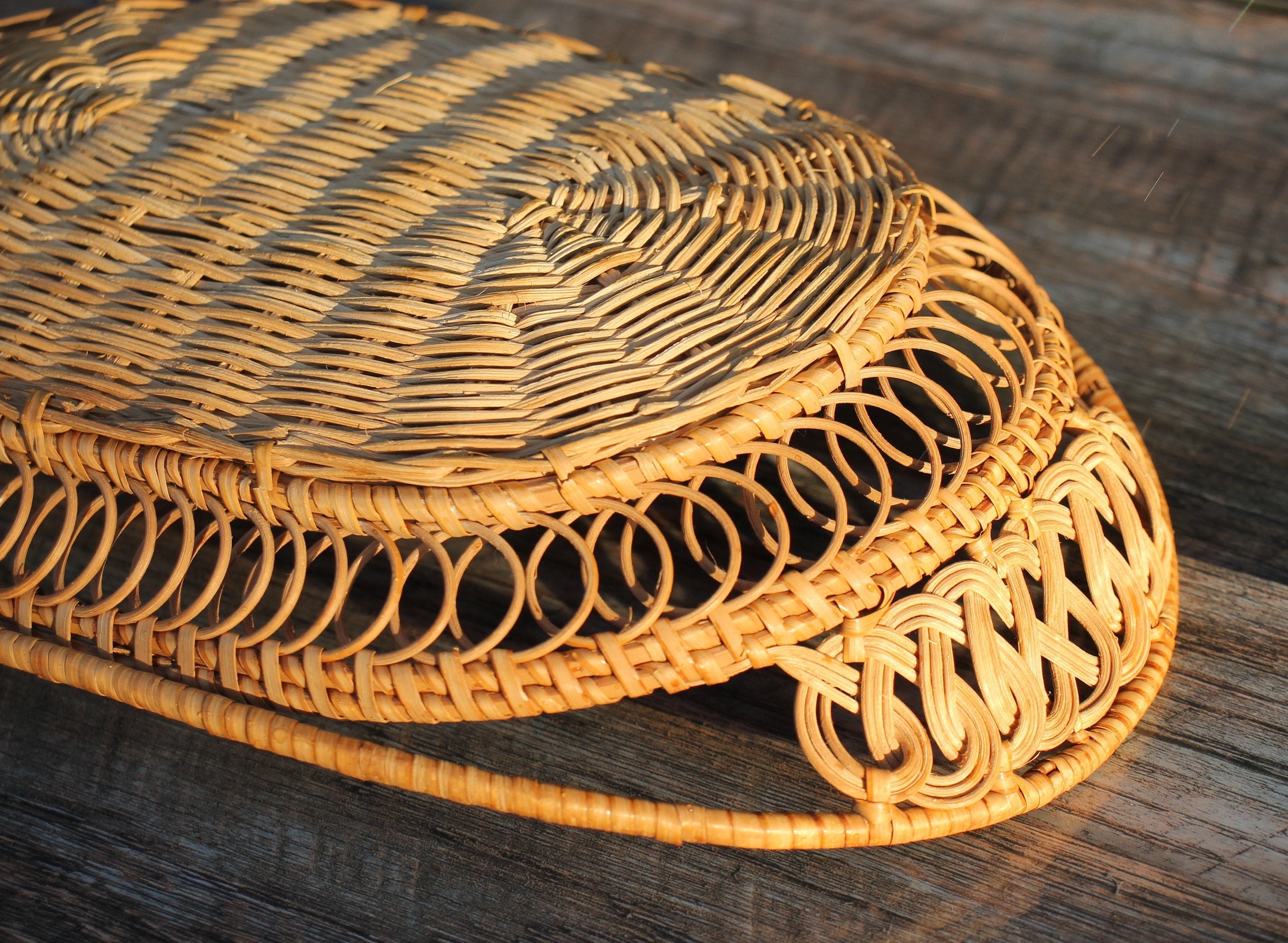 Vintage Bread Basket, Wooden Bread Box, Retro Bread Basket for ...