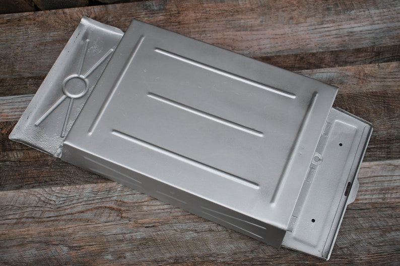 Wall Mount Mailbox Briefkasten Vintage Gray Antique Mail - Etsy