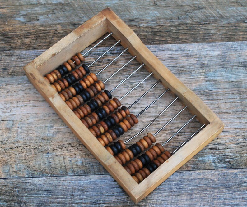 Wooden Small Abacus Vintage Abacus for Accountant Gift - Etsy